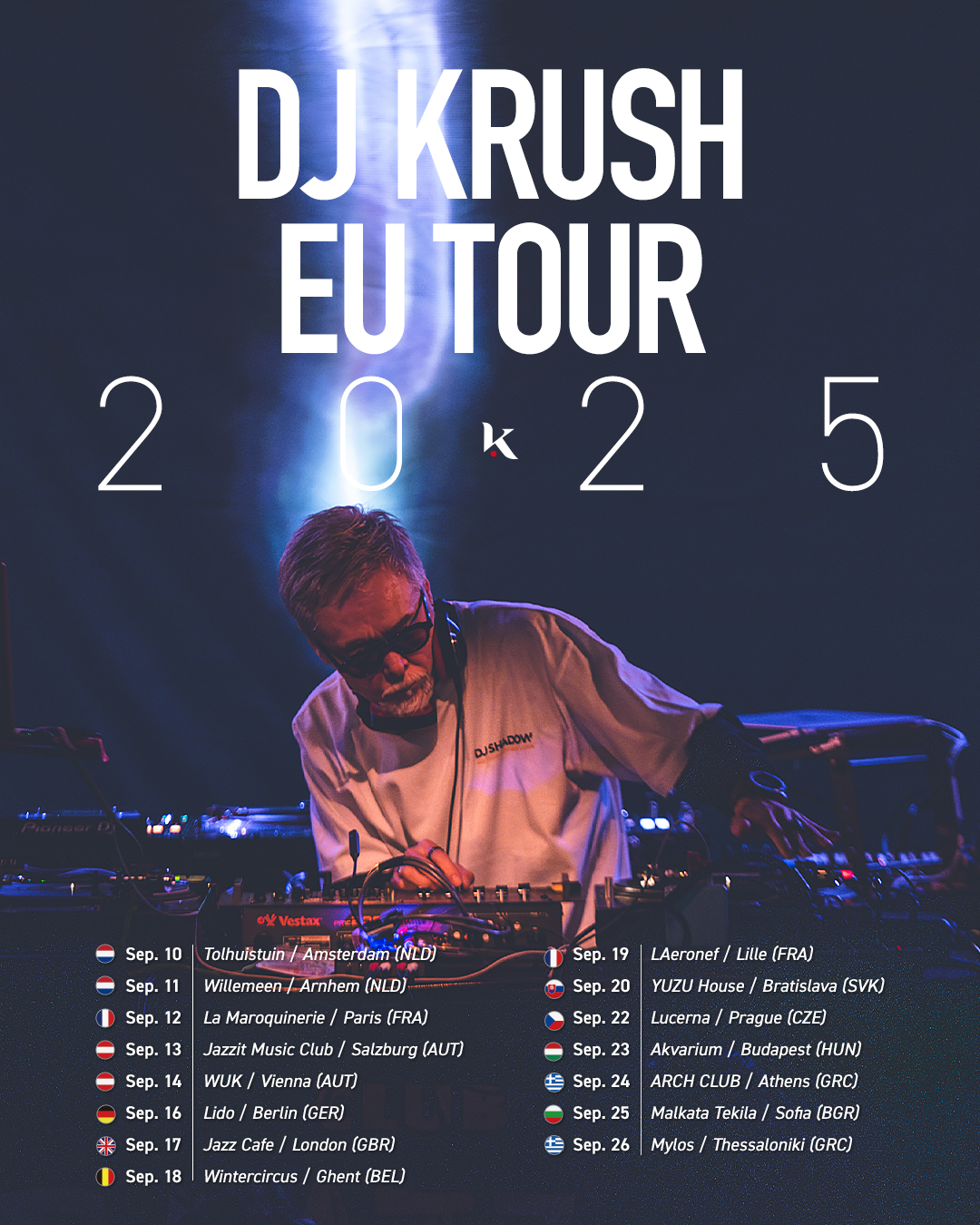 DJ KRUSH – EUROPE TOUR 2025 | DJ KRUSH official website
